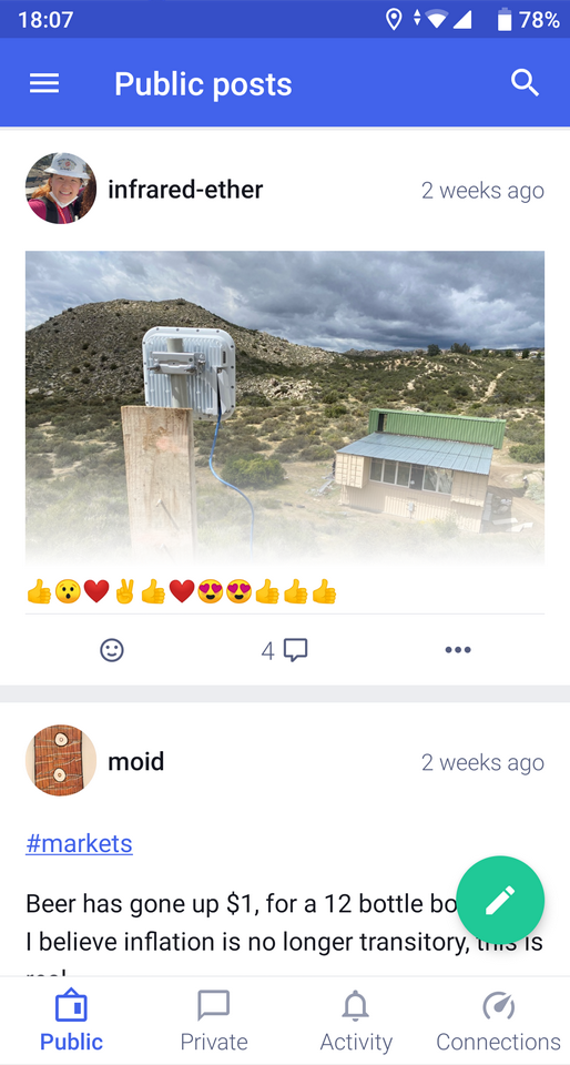 Manyverse – a social network off the grid